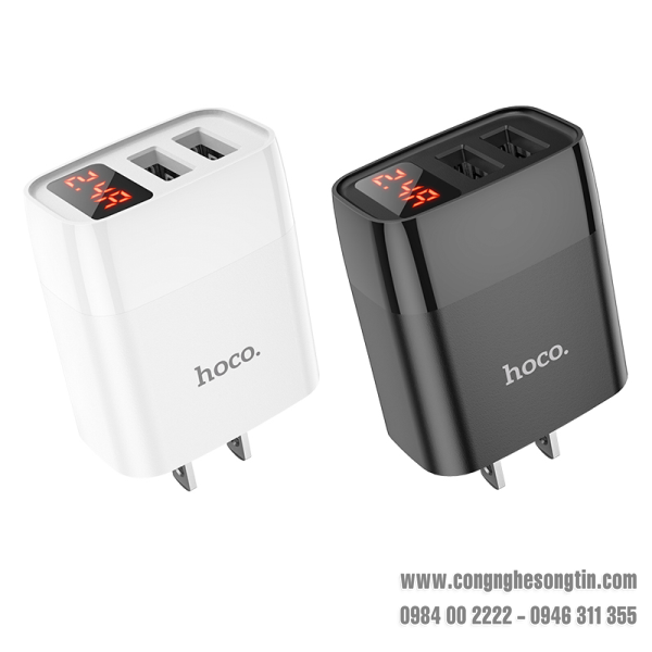 Cóc Sạc Nhanh Hoco C86 2 Cổng USB